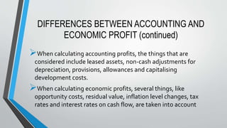 ECONOMIC AND ACCOUNTING PROFIT | PPTX