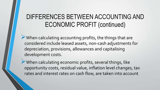 ECONOMIC AND ACCOUNTING PROFIT | PPTX