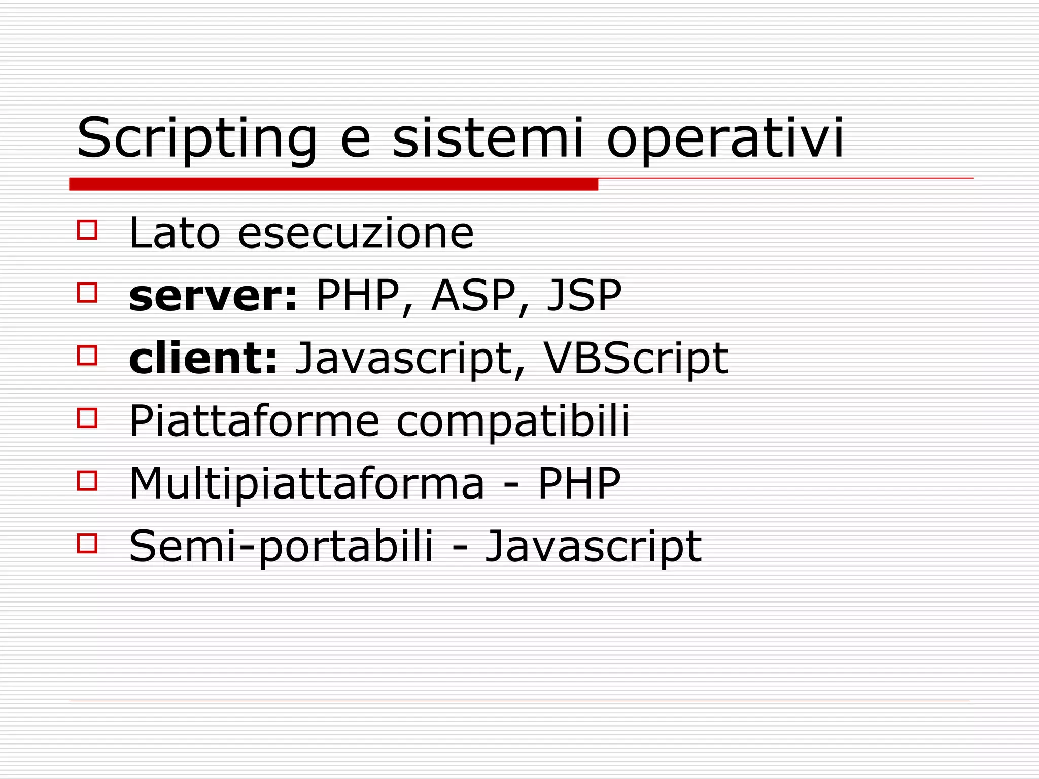 Siti dinamici - caratteristiche | PPS | Web Development | Internet