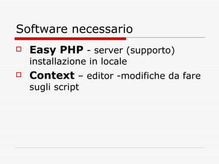 Siti dinamici - caratteristiche | PPS | Web Development | Internet