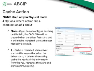InduSoft Web Studio Driver Overview – SITIA and ABCIP | PPTX