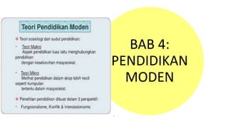 PENDIDIKAN MODEN | PPT