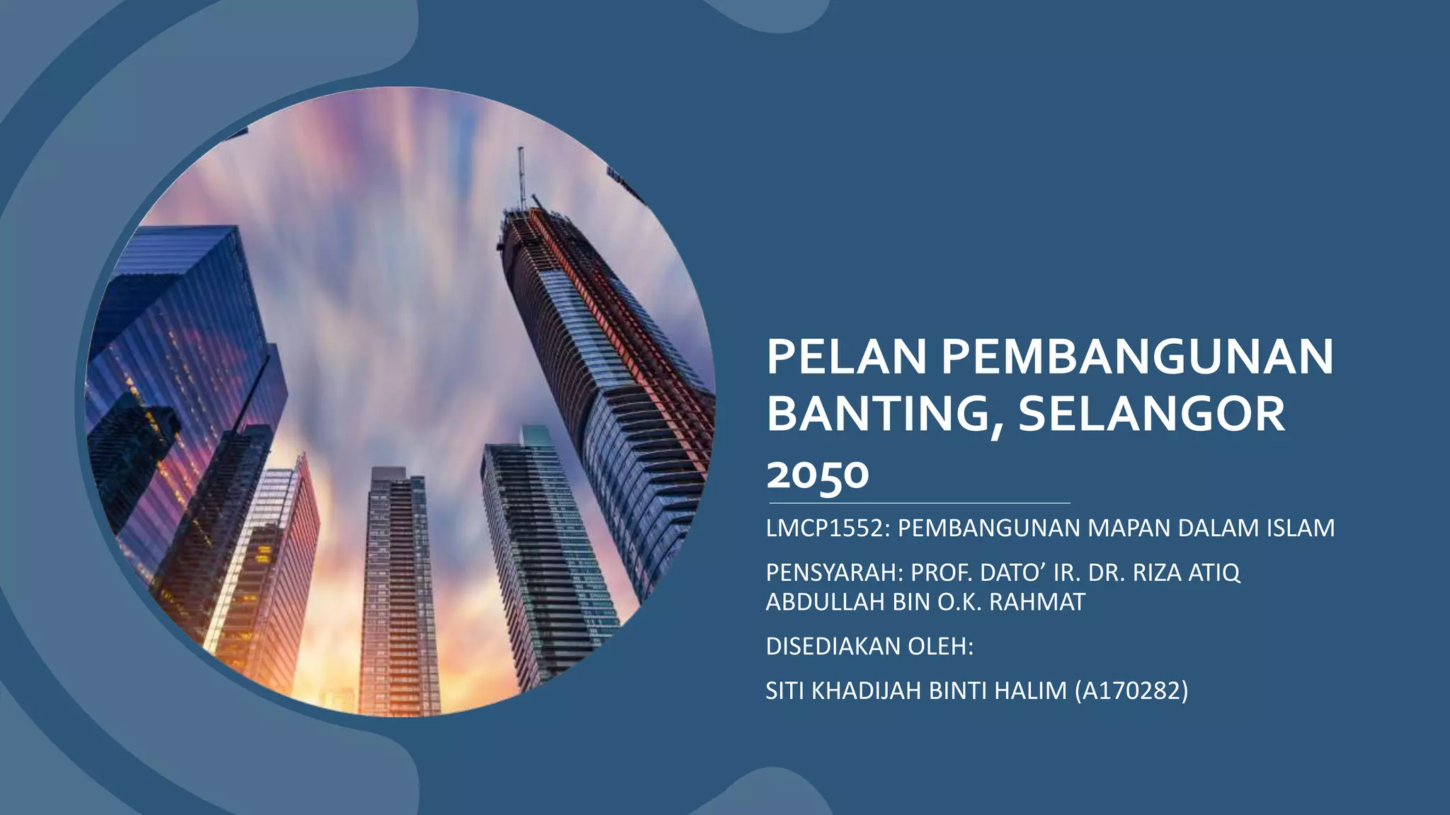 Pelan Pembangunan Banting, Selangor 2050 | PPT