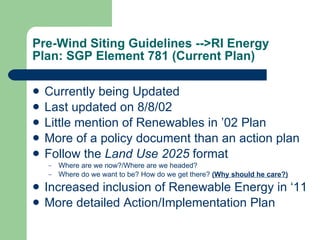 Wind Energy Siting Guidelines | PPT
