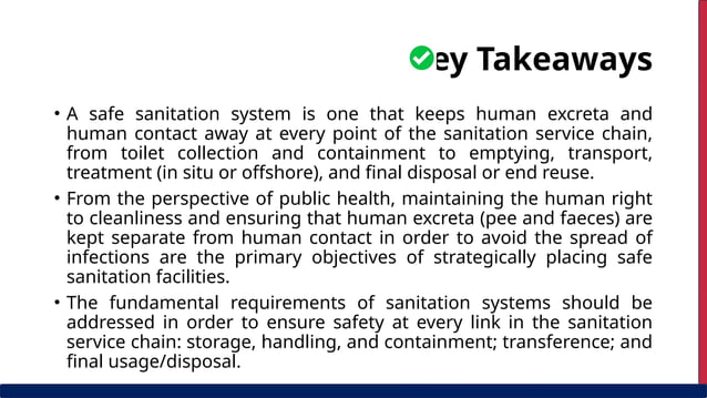 SITING AND CONSTRUCTION OF IMPROVED SANITATION FACILITIES.pptx | Free ...
