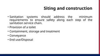 SITING AND CONSTRUCTION OF IMPROVED SANITATION FACILITIES.pptx