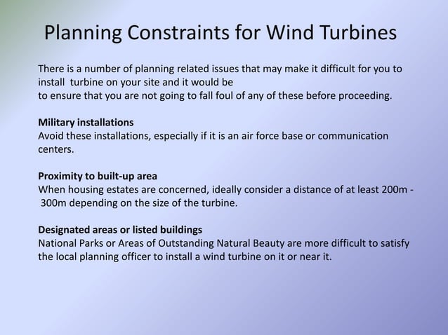 Siting and Planning Design of Wind Turbines | PDF | Power and Energy ...