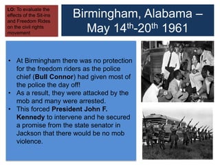 Sit-Ins & Freedom Riders | PPT