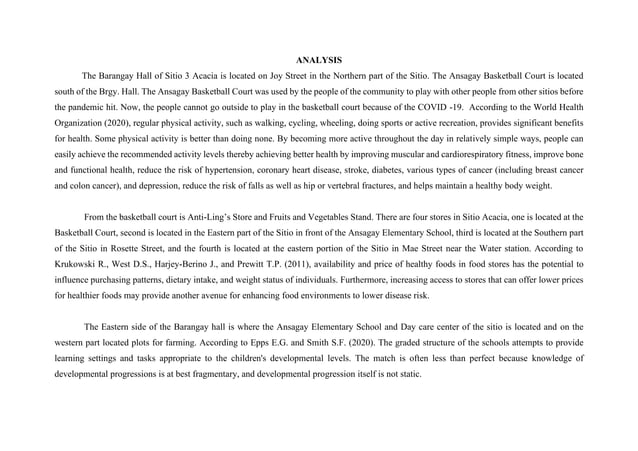 Sitio spot map with analysis | PDF