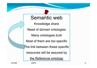 Reference Ontology Presentation | PPTX