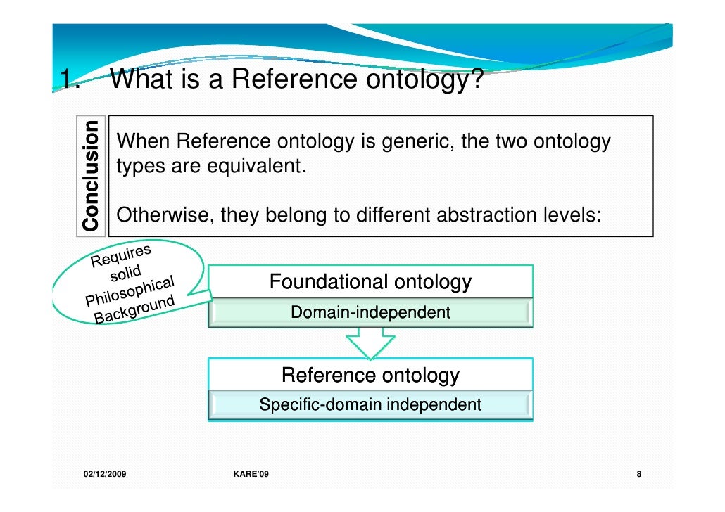 Reference Ontology Presentation