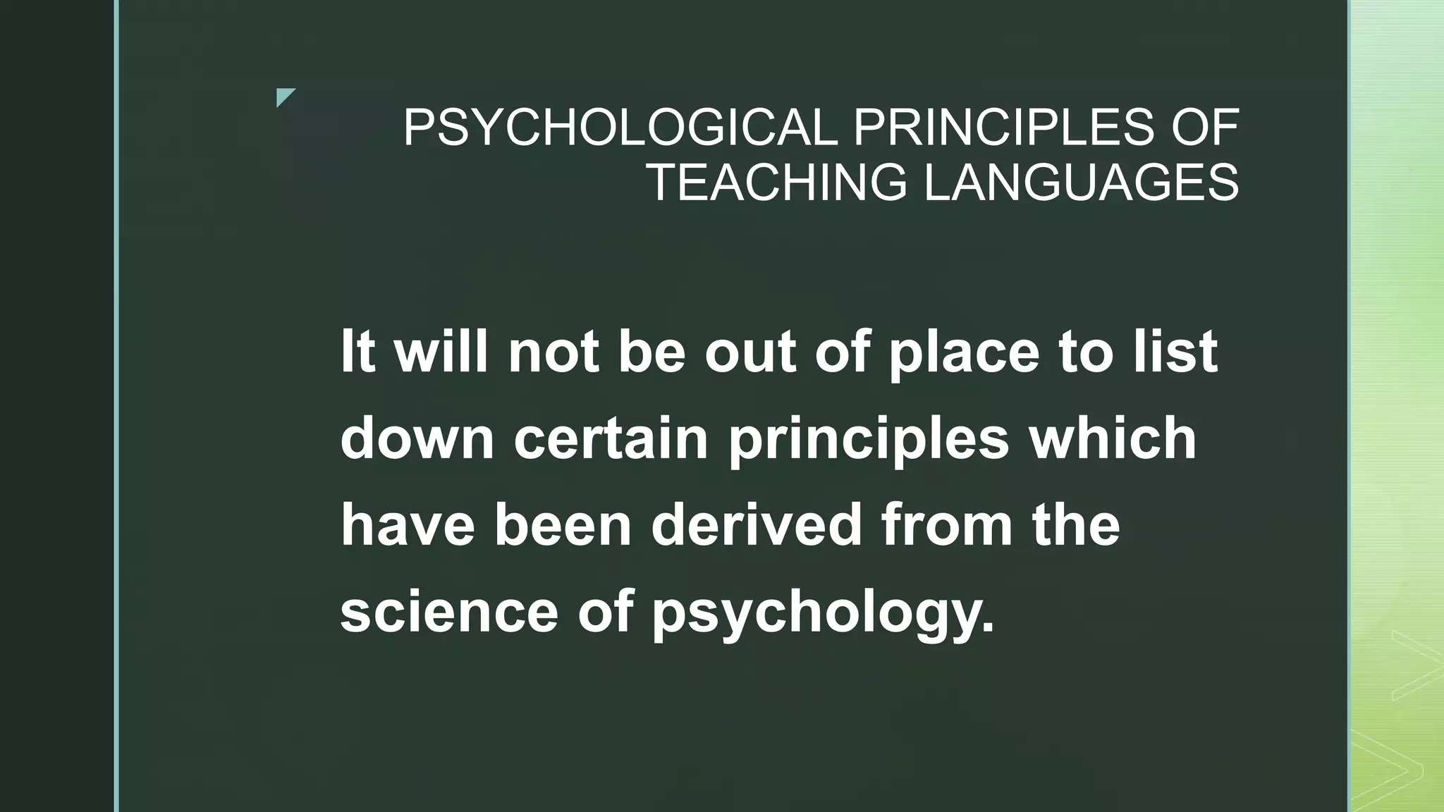 Psychological Basis | PPTX