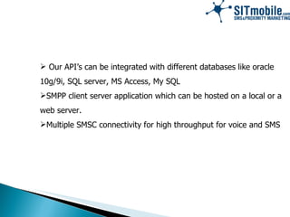 SIT Mobile Middle East Corporate Profile | PPT | Business | Business and Finance