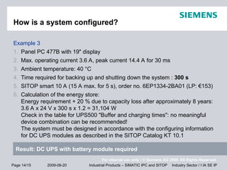 SITOP and SIMATIC Inustrial Personal Computer | PPT