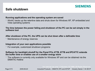 SITOP and SIMATIC Inustrial Personal Computer | PPT