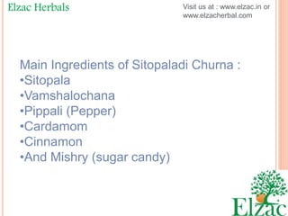 Sitopaladi churna | PPTX