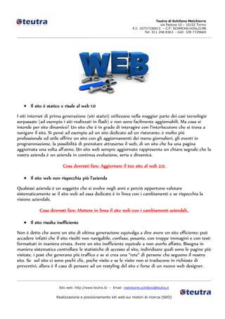Sito web aziendale e business | PDF