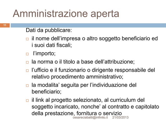 Sito web e amministrazione apeta | PPT