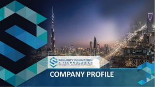 SECURITY INNOVATION & TECHNOLOGIES | PPT