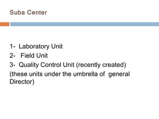 Sit quality control of malaria vector in sudan (2) | PPTX