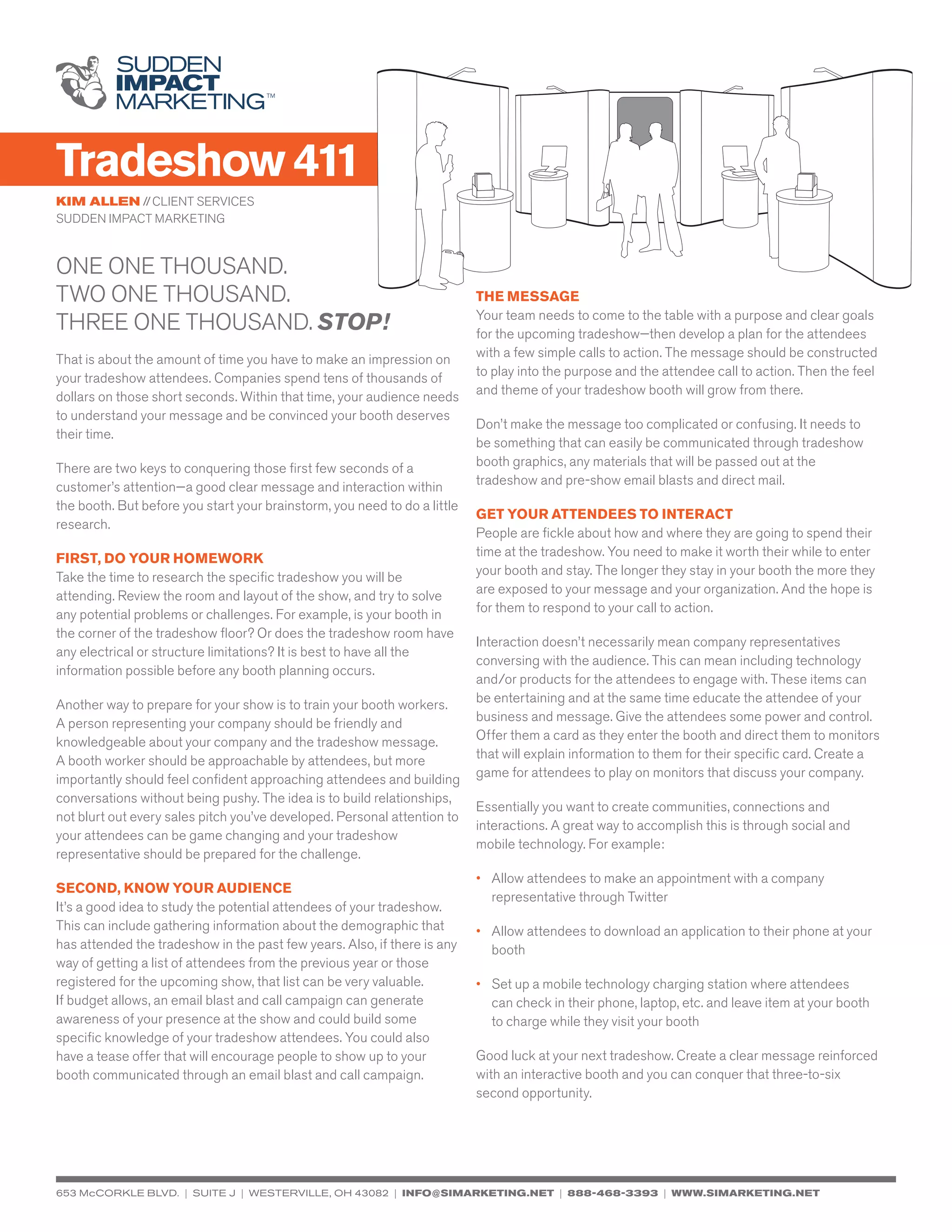 How-To: Tradeshow 411 | PDF