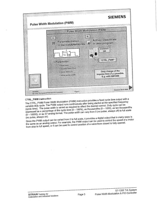Sitrain s7 1200 pwm pid | PDF