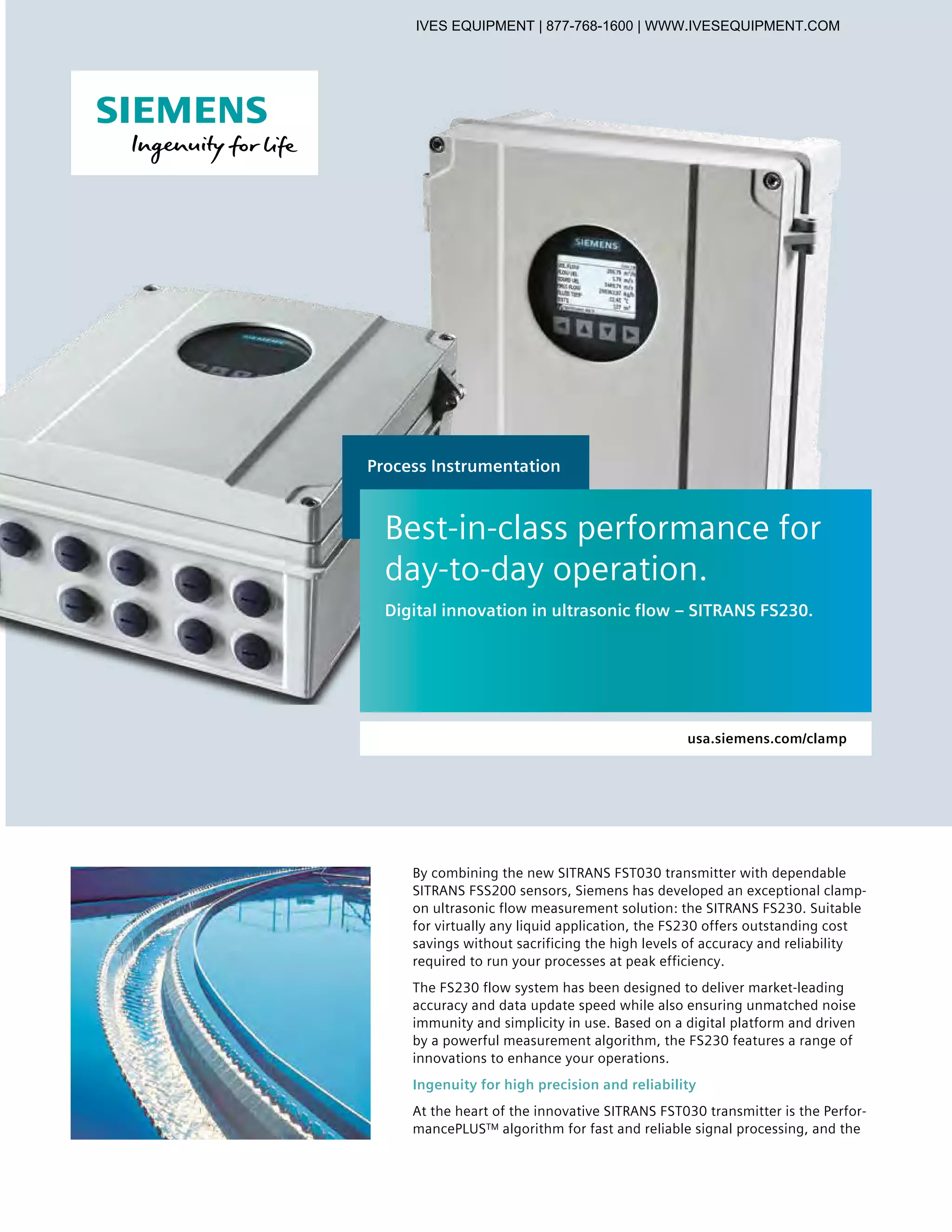 SITRANS FS230 Ultrasonic Flow Measurement | PDF