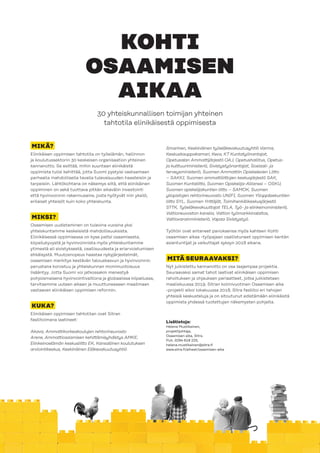 Elinikäisen oppimisen yhteisen tahtotilan julkaisu, lyhyt | PDF