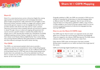 Share It! Level 1 CEFR Mapping for Primary English Learners | PDF