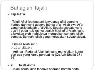 Al-Sitru dan Al-Tajalli | PPTX