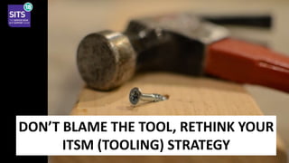 Juha Berghäll's presentation at SITS2018 London: Don't blame the tool ...