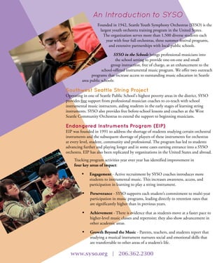 SYSO in the Schools: Impact & Outcomes | PDF