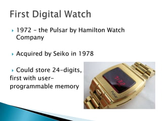 Sit smartwatches presentation wiki | PPTX