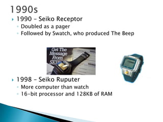 Sit smartwatches presentation wiki | PPT