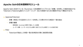 Sit tokyo2021 solr_japanese_tokenizer_basics | PPTX