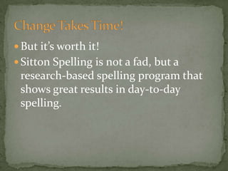 Sitton Spelling | PPTX
