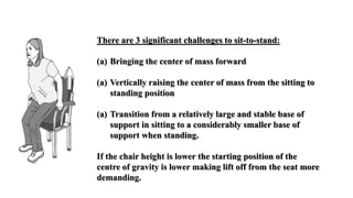 Sitting to Standing Mechanism and Osteoarthritis | PPTX