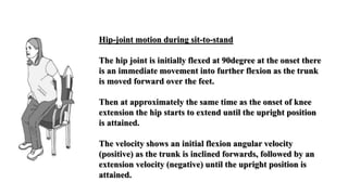 Sitting to Standing Mechanism and Osteoarthritis | PPTX