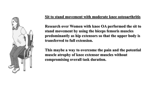 Sitting to Standing Mechanism and Osteoarthritis | PPTX | Death, Injury ...