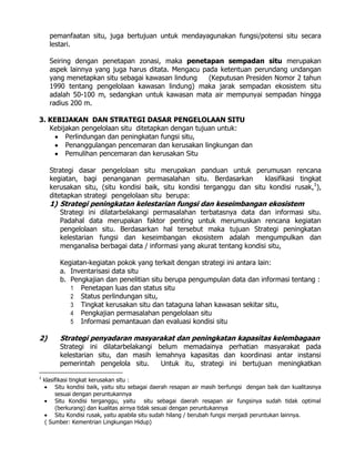 KONSEP PENGELOLAAN SITU | PDF