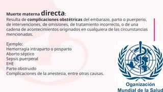 SITUACIÓN ACTUAL DE LA MORTALIDAD MATERNA.pptx
