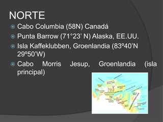Situación y localización del Continente americano | PPTX