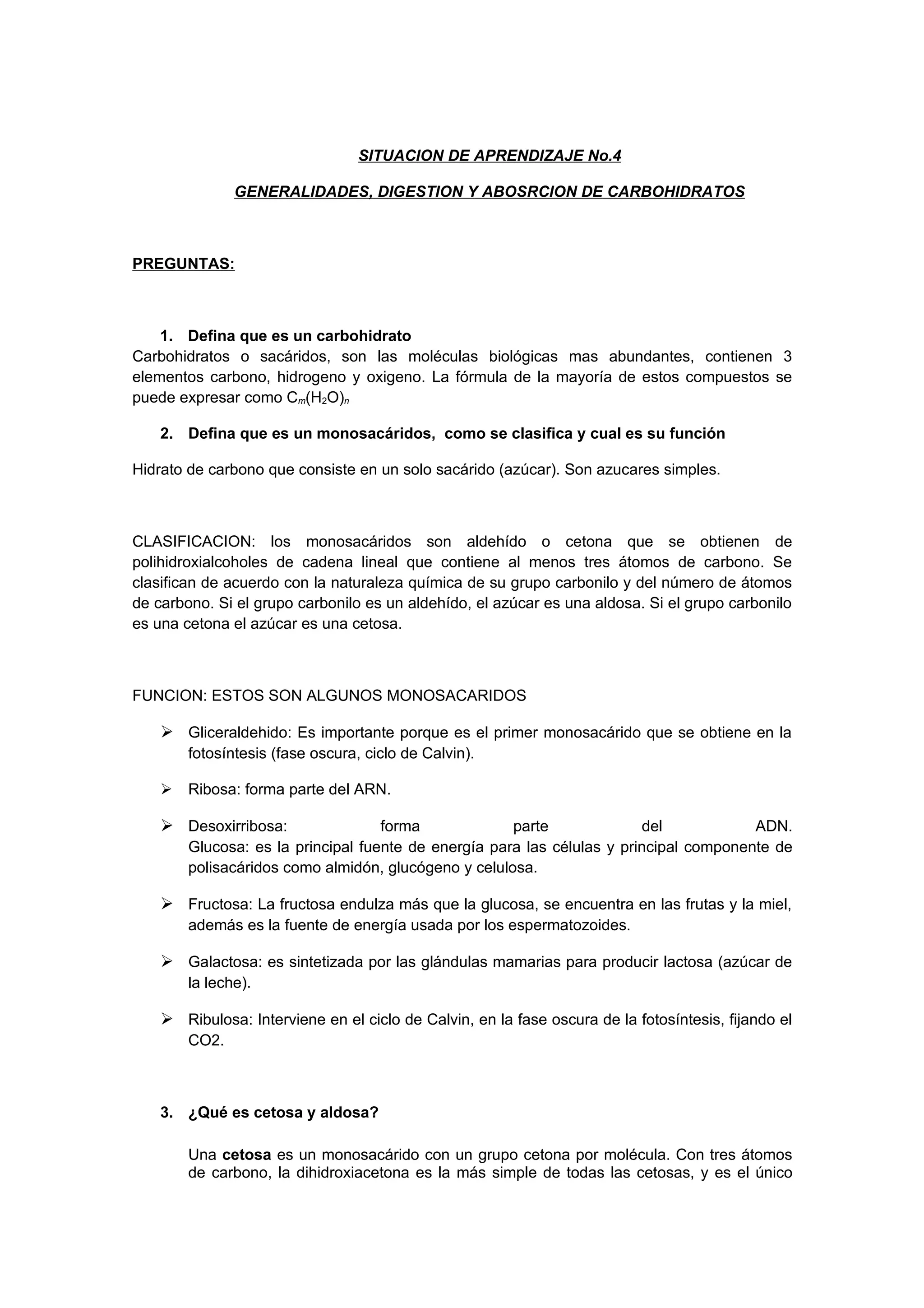 Situacion de aprendizaje no4 | DOC