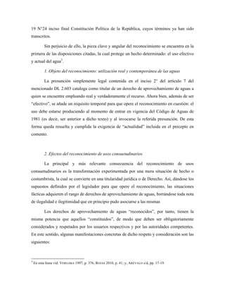 Situación de derechos consuetudinarios de aguas en chile (daniela ...