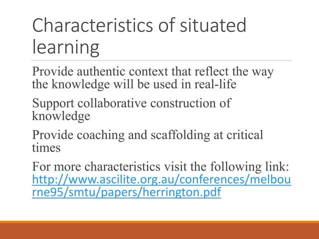 Situated cognition | PPT