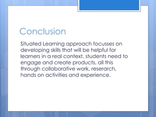 Situated learning | PPTX