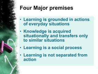 Situated learning and communities of practice | PPT