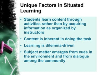Situated learning and communities of practice | PPT