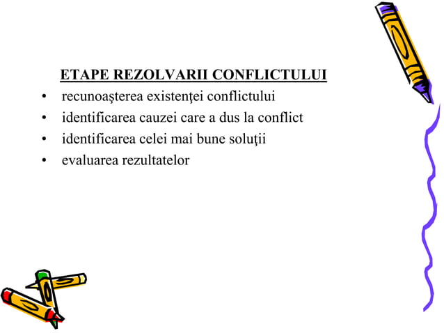 Situatii conflictuale | PPTX