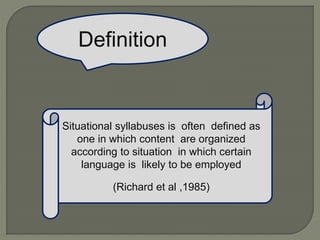 Situational approach of learning | PPTX